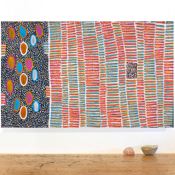 Helen Nungarrayi Reed - Aboriginal Art | 76x46cm | 728 - ART ARK®