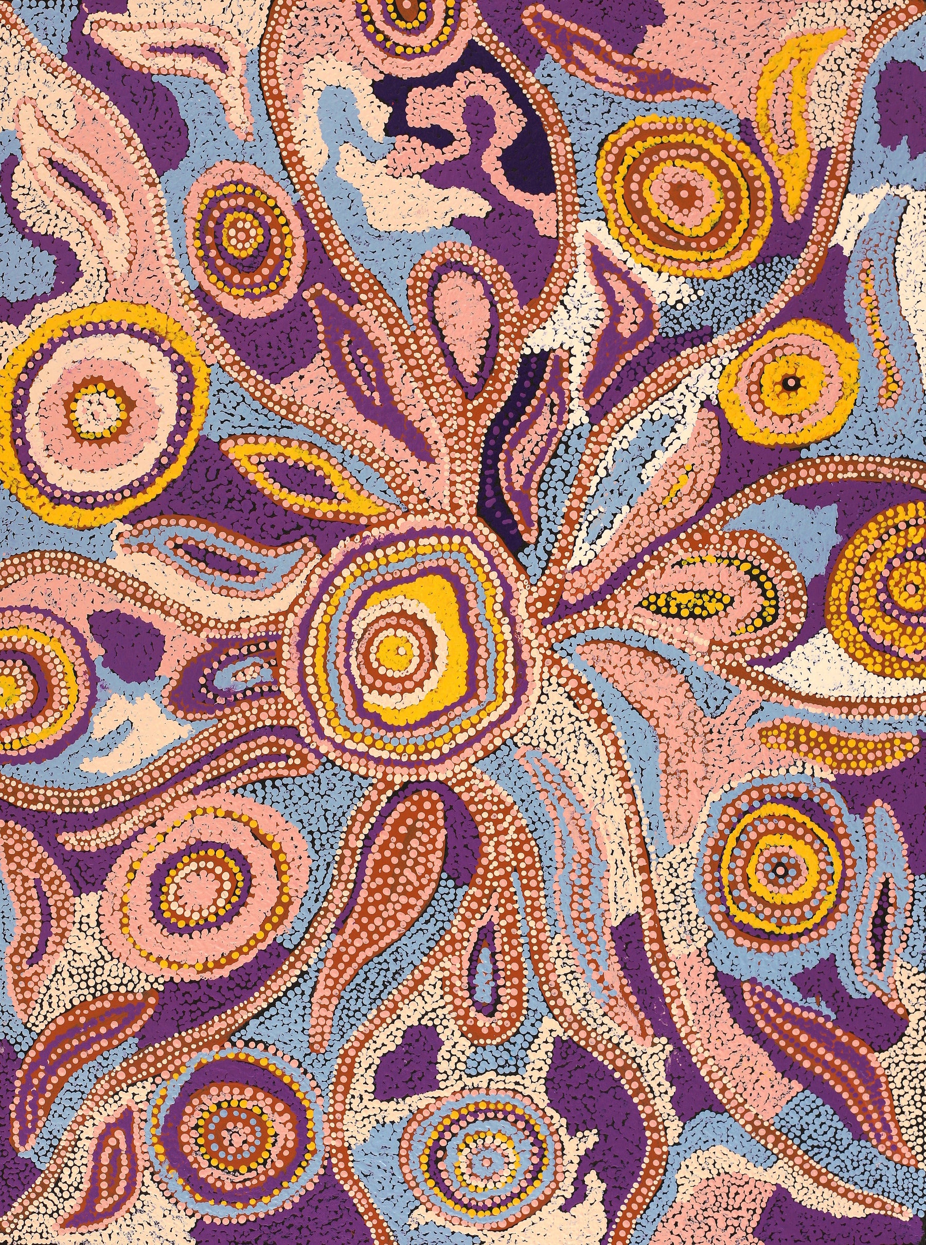Aboriginal Art by Imuna Kenta | 80x60cm | 259 - ART ARK®