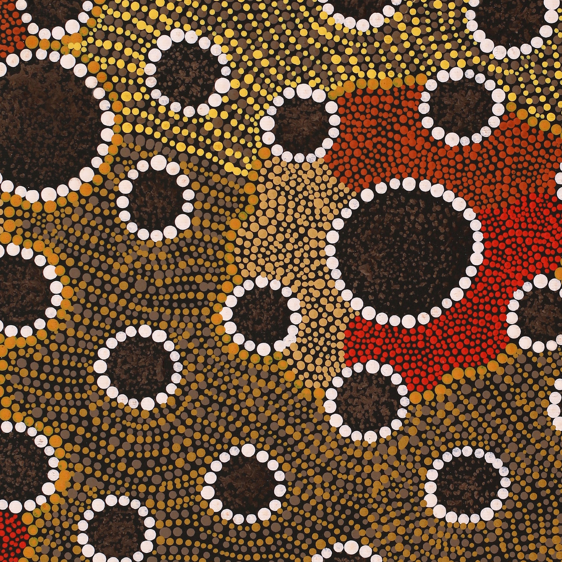 Samantha Napurrurla Wilson - Aboriginal Art | 50x40cm | 2303 - ART ARK®