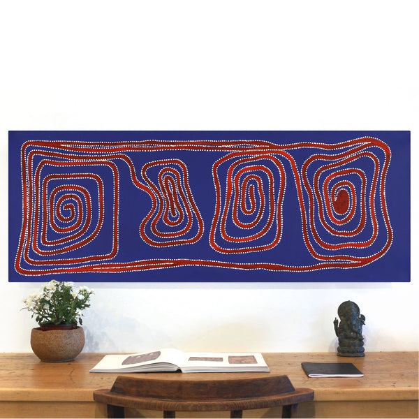 Stephanie Nelson - Aboriginal Art | 122x46cm |7795- ART ARK®