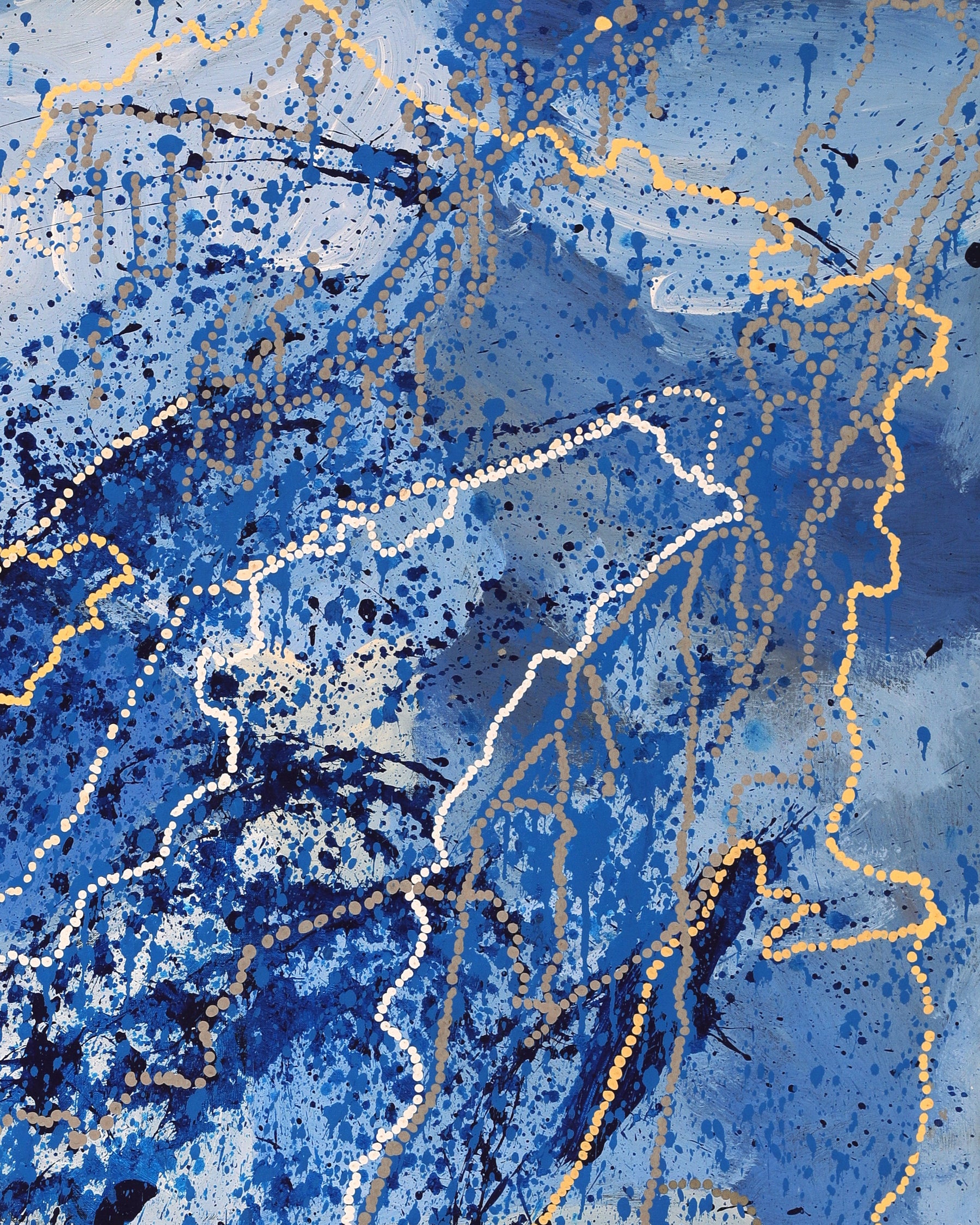 Steven Nelson - Aboriginal Art | 122x107cm | 4399 - ART ARK®