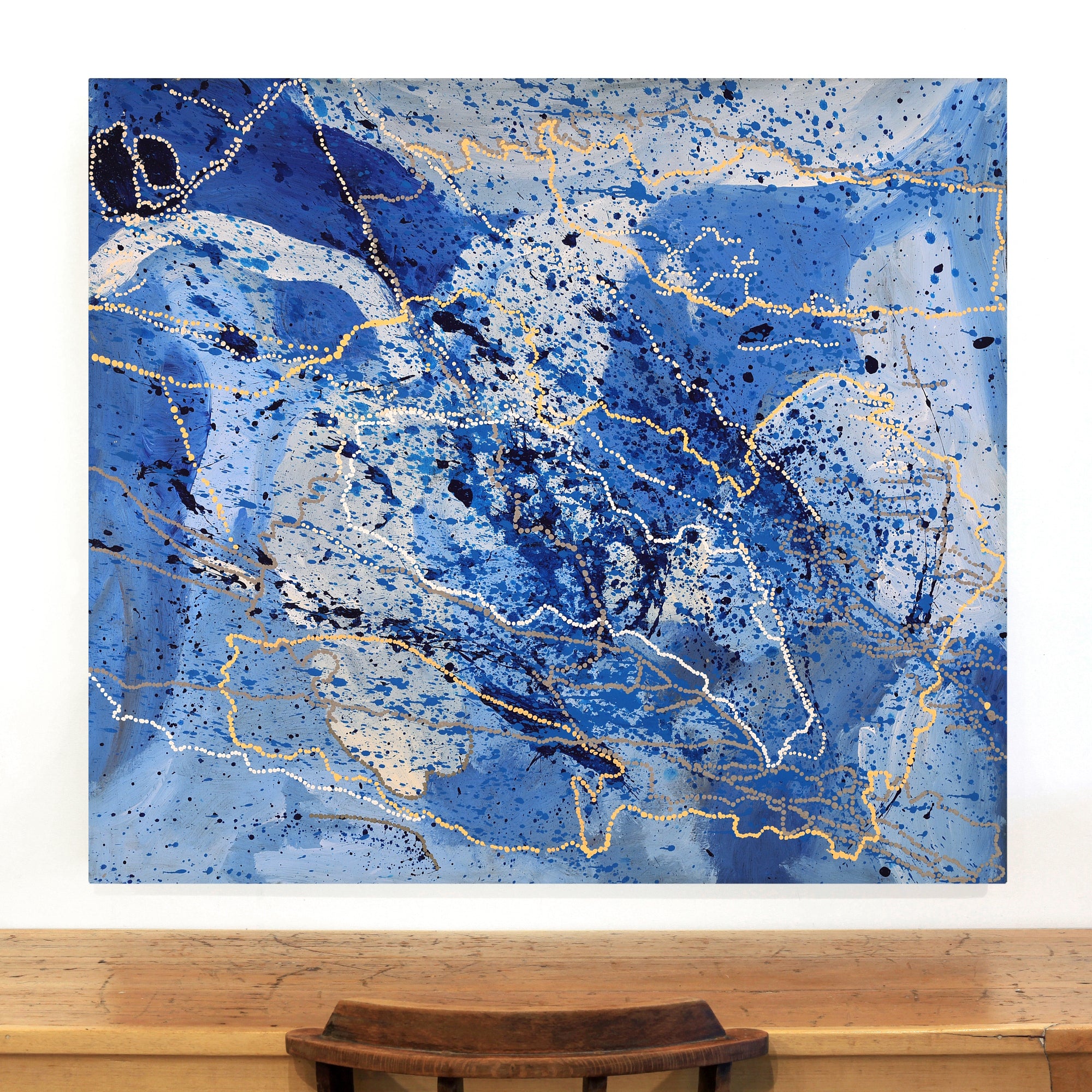 Steven Nelson - Aboriginal Art | 122x107cm | 4399 - ART ARK®