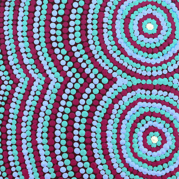 Sylvia Napanangka Drover - Aboriginal Art | 30x30cm | 8485 - ART ARK®
