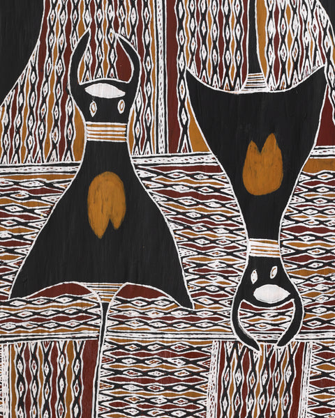 Yirrinyina #2. Yunupiŋu - Gurtha | 93x35cm - ART ARK®