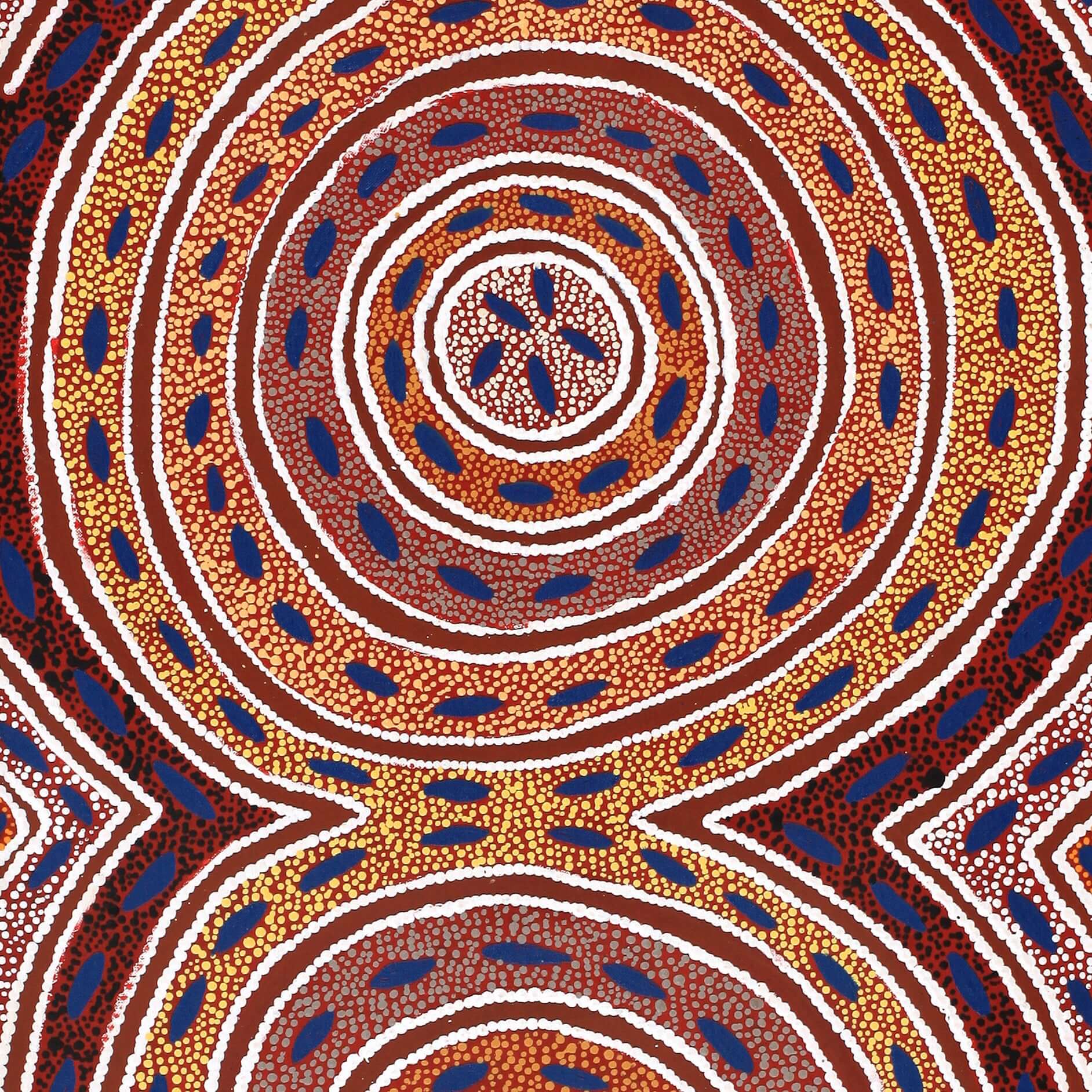 Agnes Nampijinpa Fry - Aboriginal Art | 107x46cm | 4008 - ART ARK®
