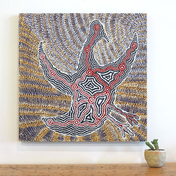 Agnes Nampijinpa Fry - Aboriginal Art | 61x61cm | 2580 - ART ARK