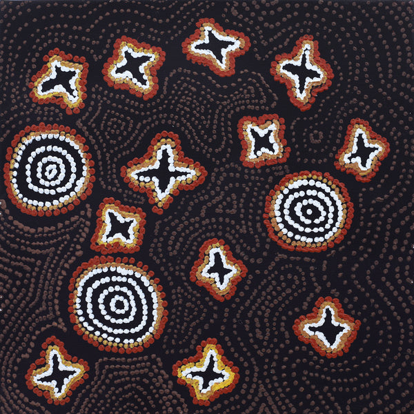 Emma Nangari Roepke - Aboriginal Art | 30x30cm | 1650 - ART ARK®