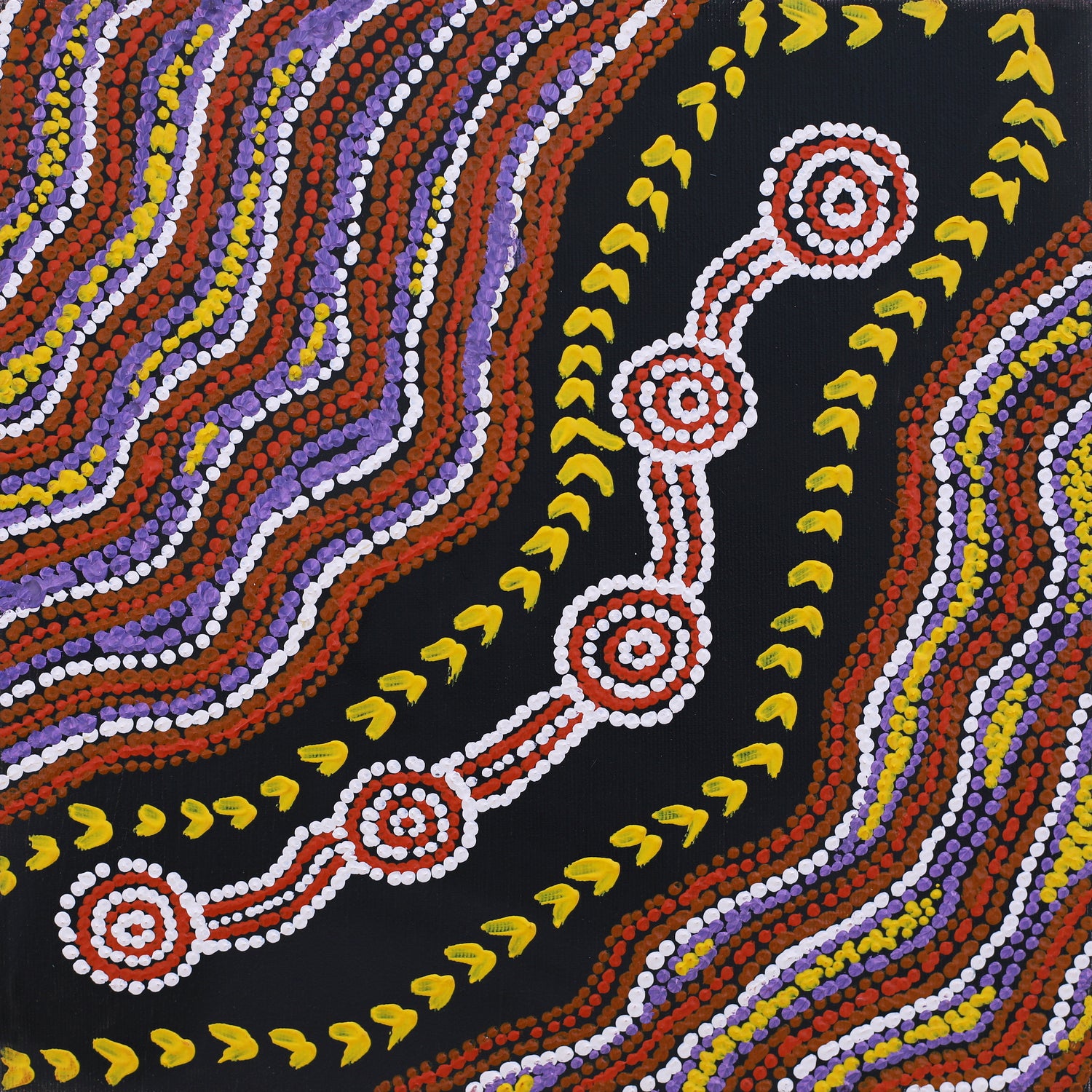 Emma Nangari Roepke - Aboriginal Art | 30x30cm | 3209 - ART ARK®