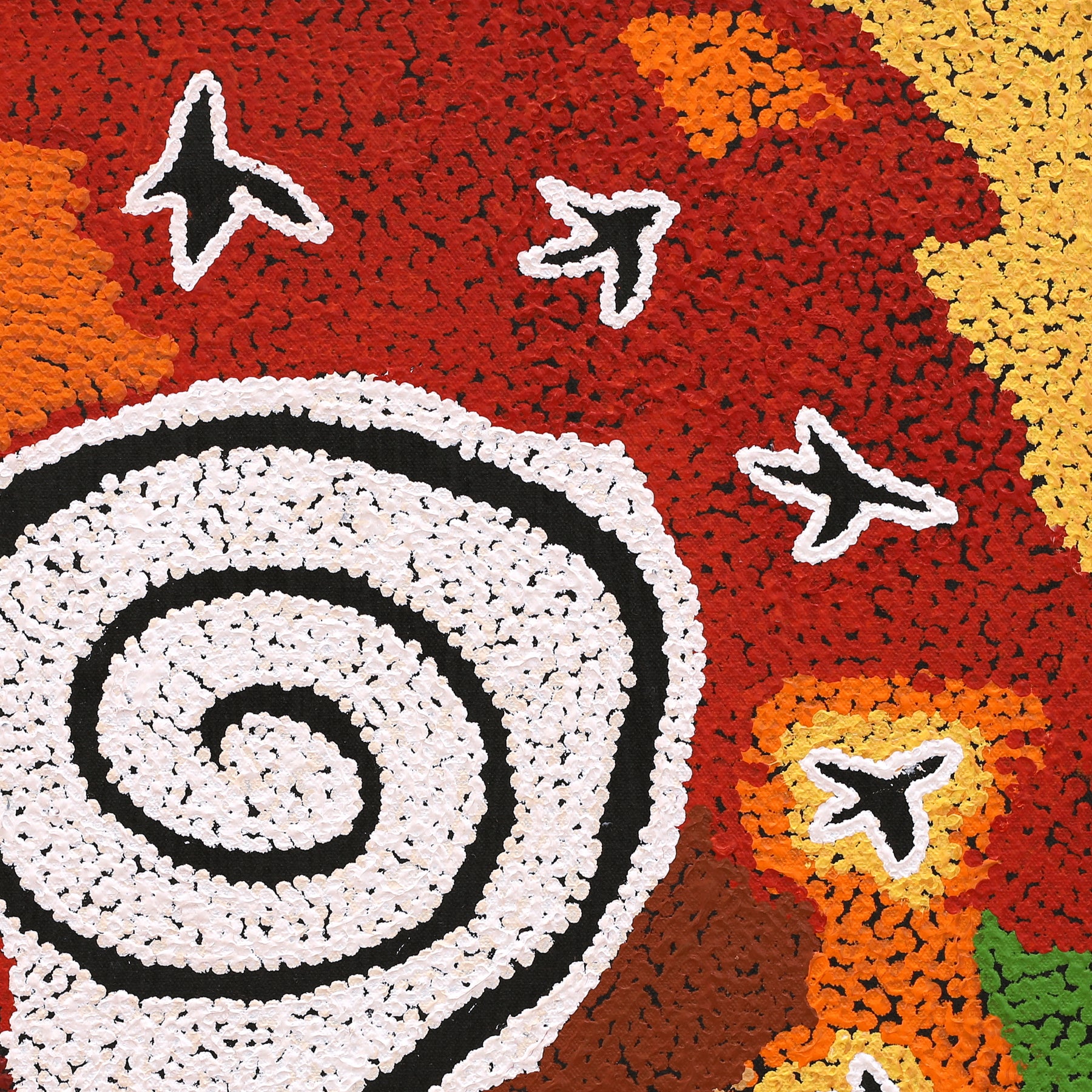 Emma Nangari Roepke - Aboriginal Art | 46x46cm | 7009 - ART ARK®