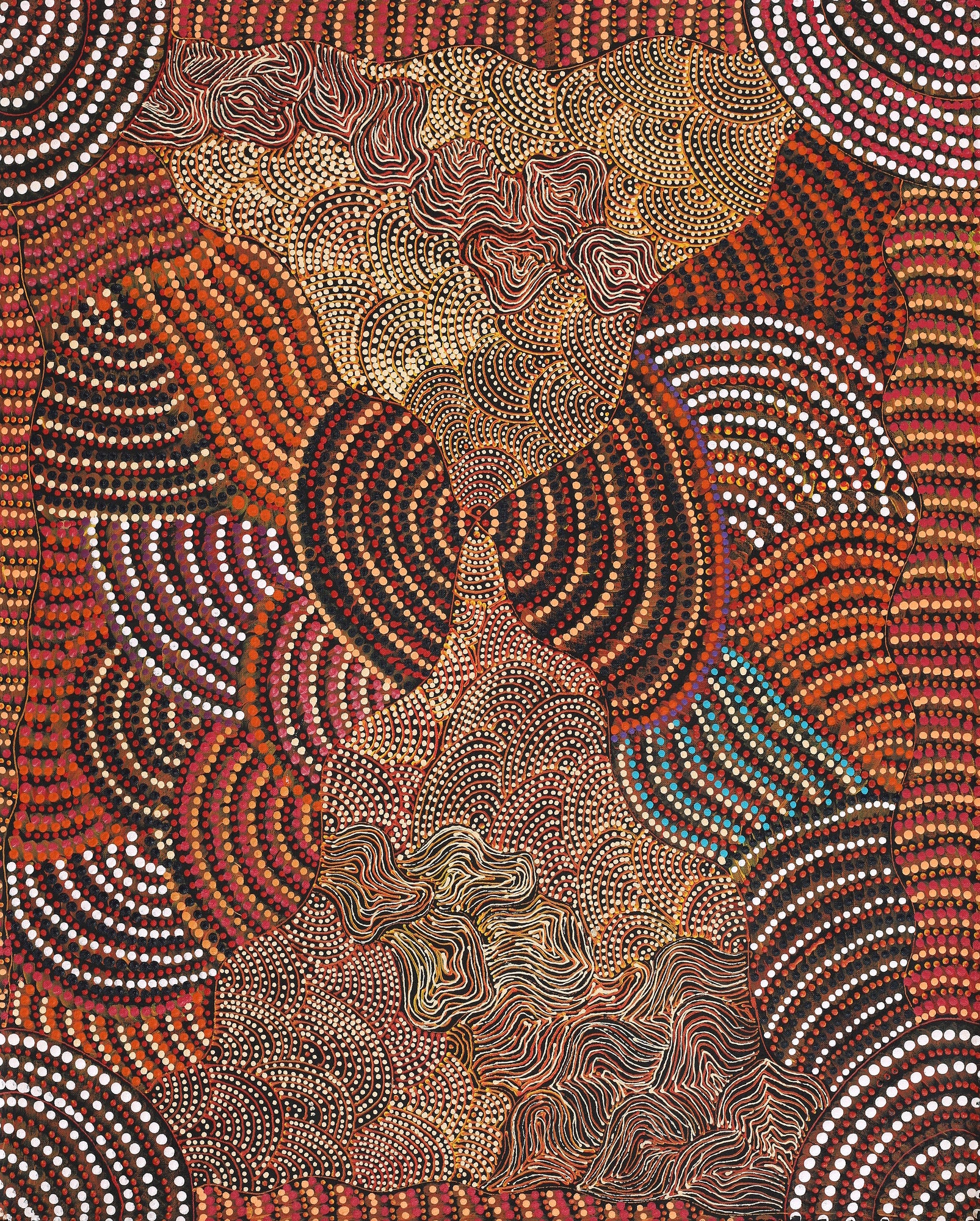Grace Napangardi Butcher - Aboriginal Art | 76x61cm | 7653 - ART ARK®