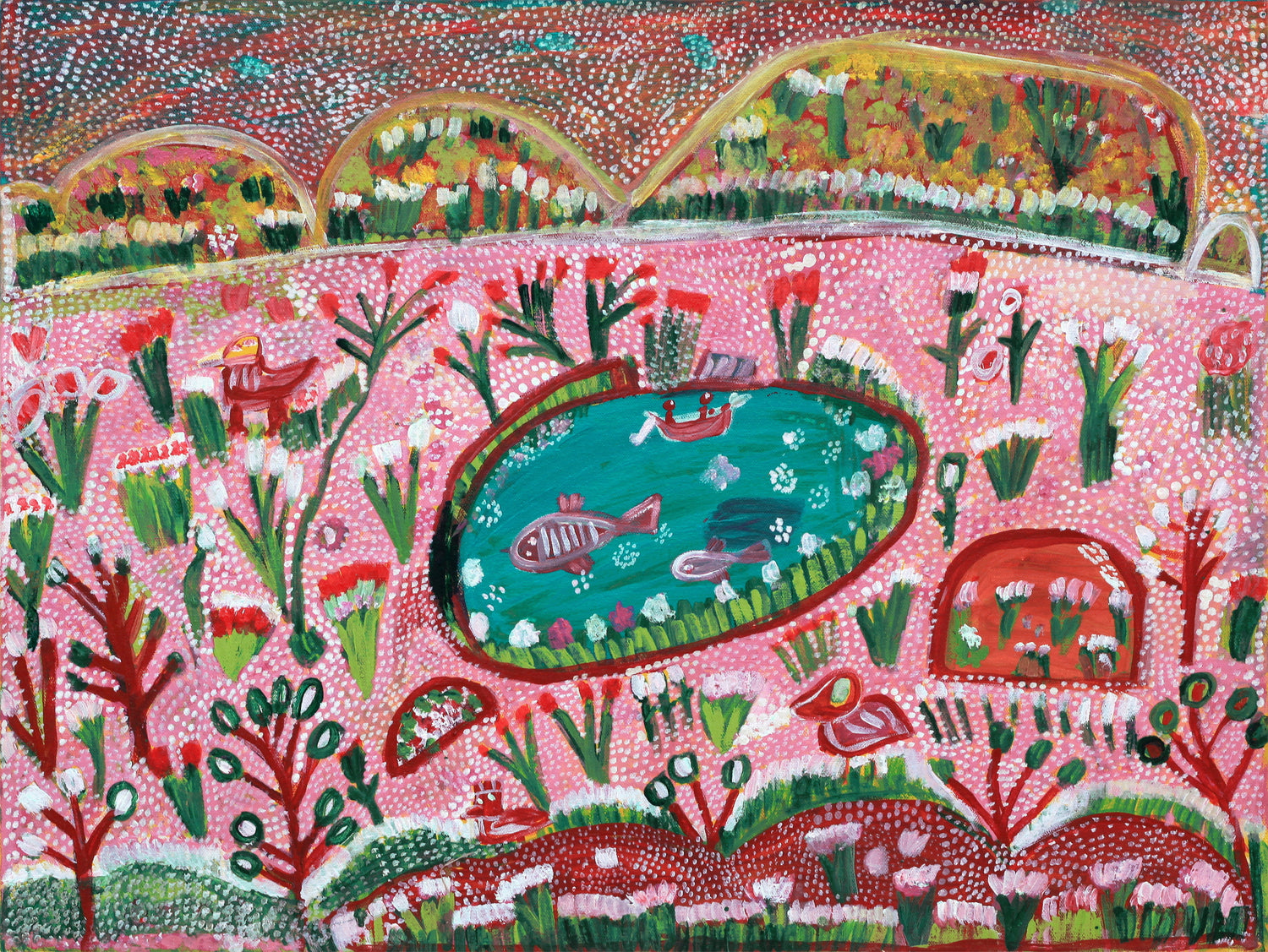 Gwenneth Blitner - Aboriginal Art | 60x45cm | 0320 - ART ARK®