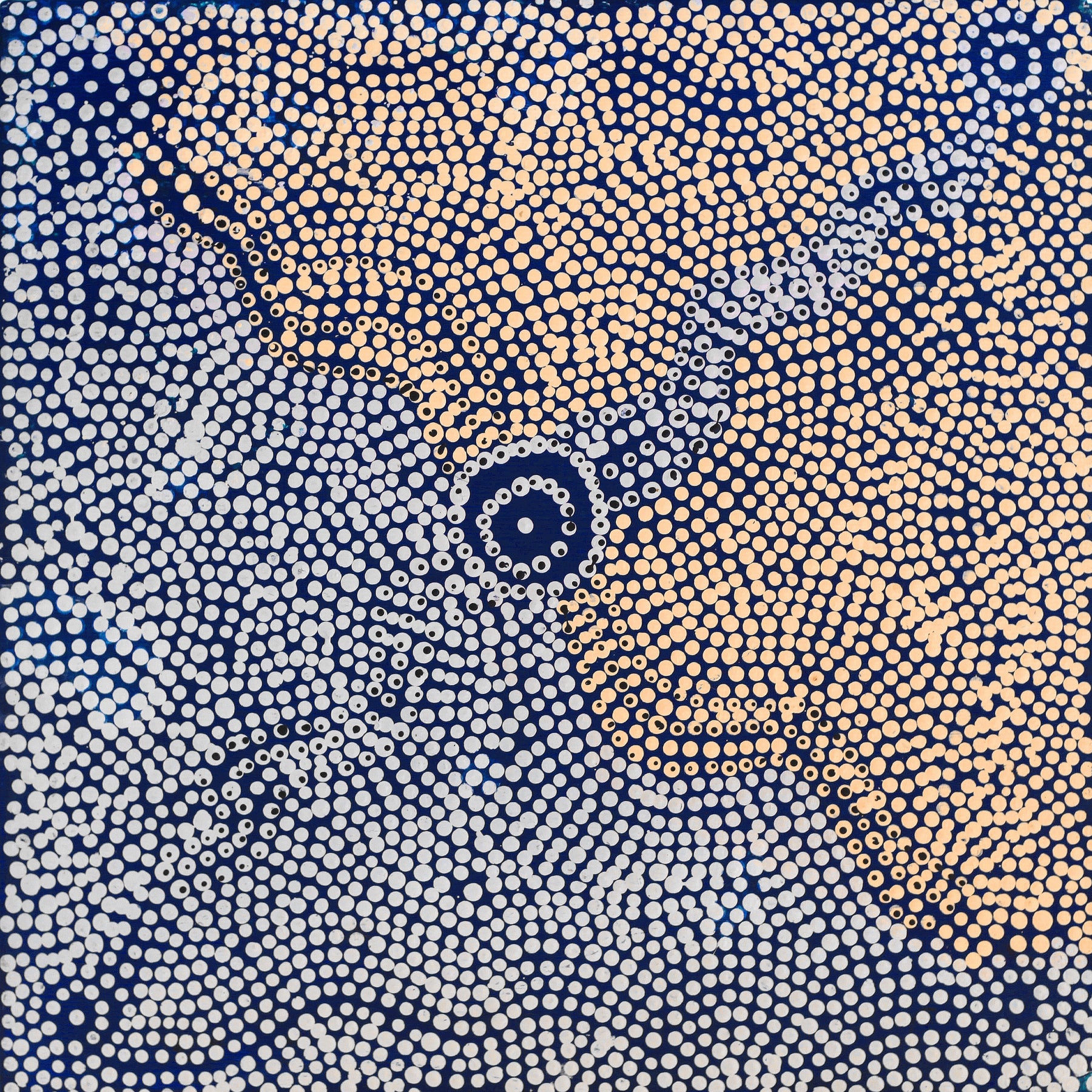 Heather Nangala Nanala - Aboriginal Art | 30x30cm | 1624 - ART ARK®