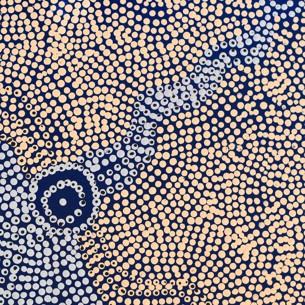 Heather Nangala Nanala - Aboriginal Art | 30x30cm | 1624 - ART ARK®