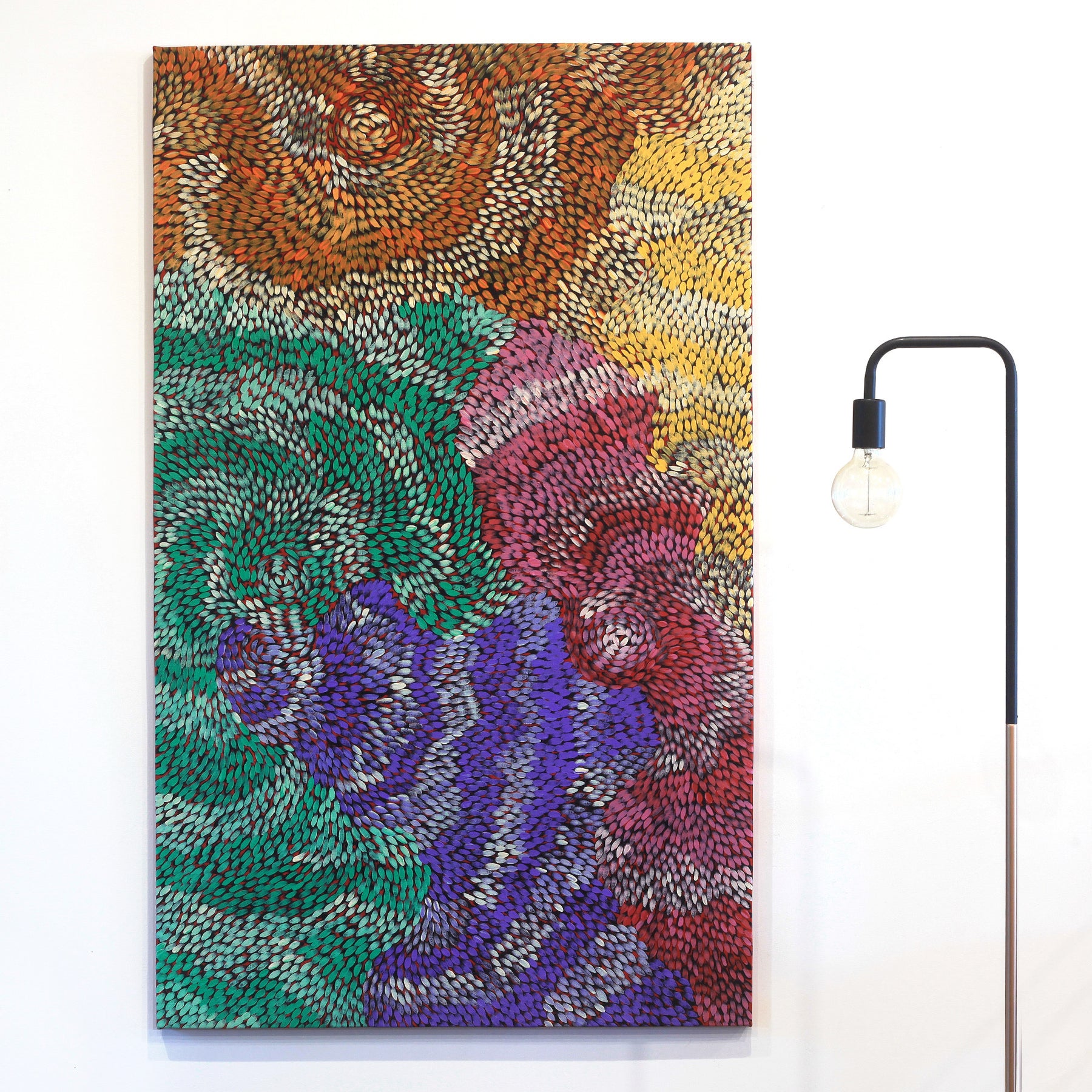 Daphne Napururla Marks - Aboriginal Art | 152x91cm | 17DM250 | Art Ark