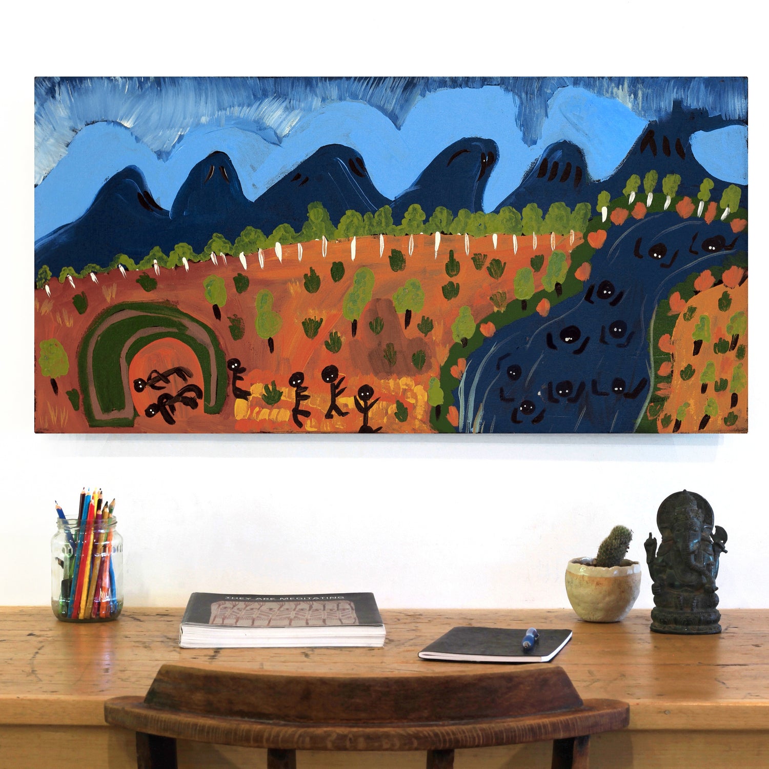 Jennifer Forbes - Aboriginal Art | 90x45cm | 1967 - ART ARK®