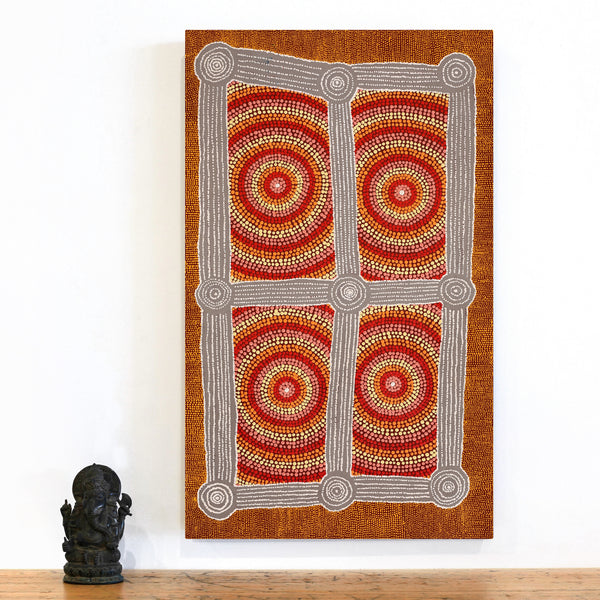 Josiah Jupurrurla Walker - Aboriginal Art | 76x46cm | 9906 - ART ARK®