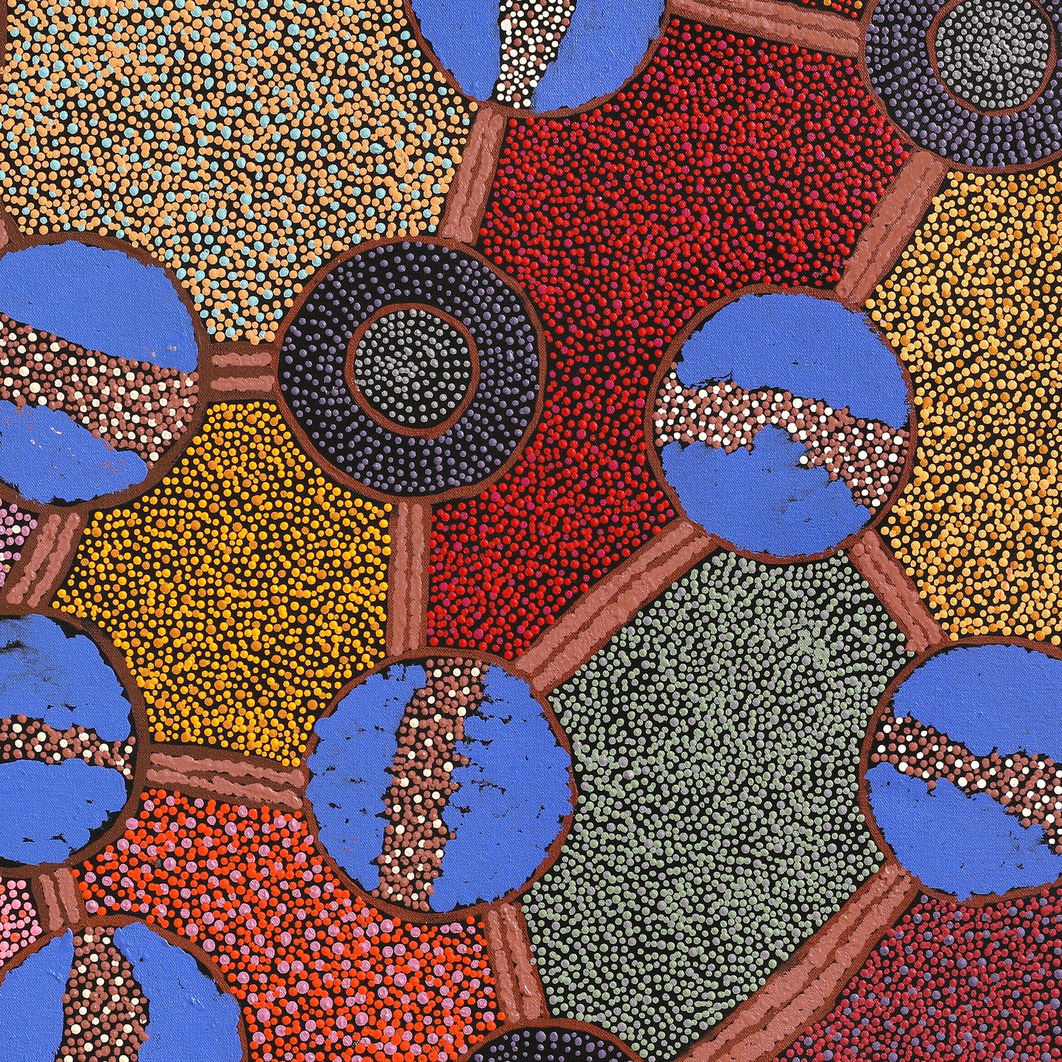 Judy Miller - Aboriginal Art | 91x76cm | 40 - ART ARK®
