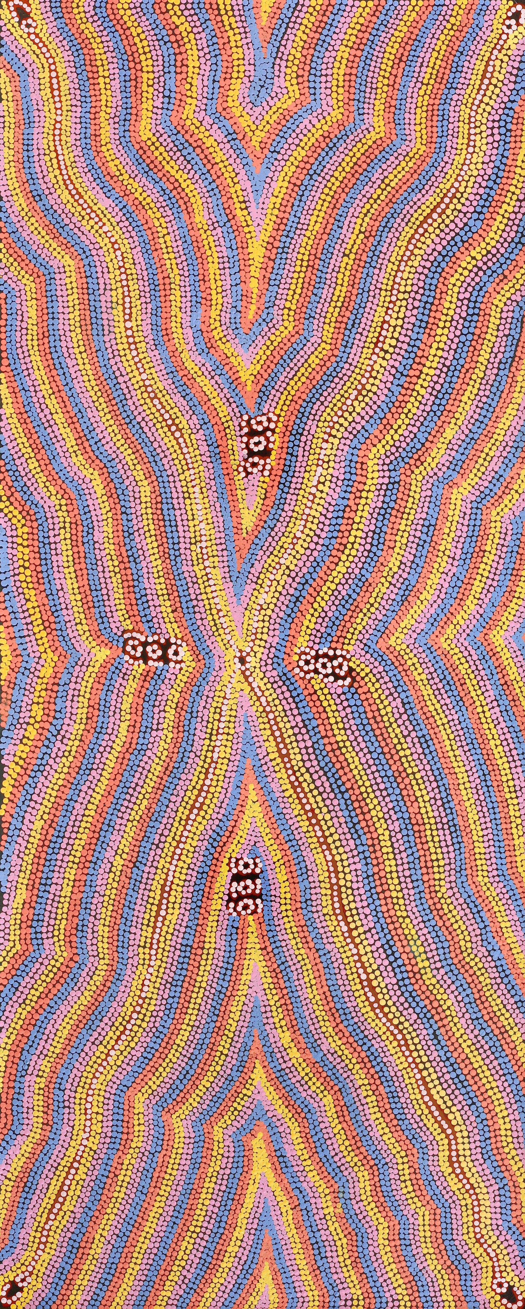 Narelle Nangala Brown - Aboriginal Art | 152x61cm | 4963 - ART ARK®