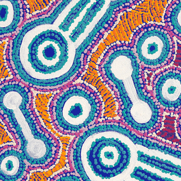 Collaborative Painting - Aboriginal Art | 60x60cm | 123 - ART ARK®