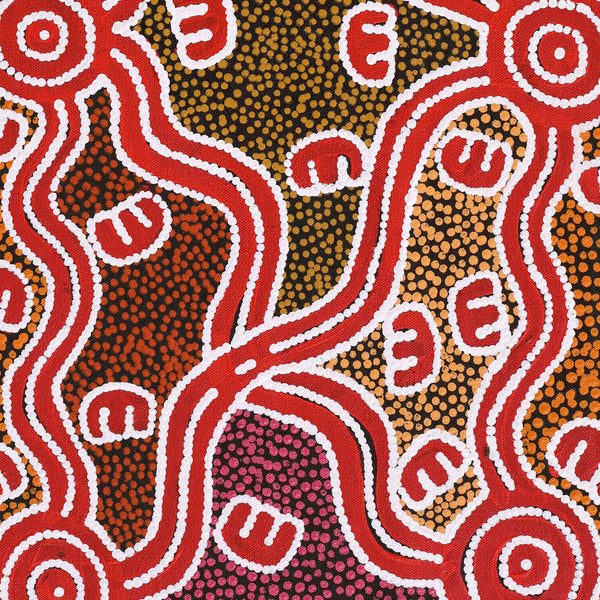Ritasha Nampijinpa Martin - Aboriginal Art | 61x30cm | 4926 - ART ARK®