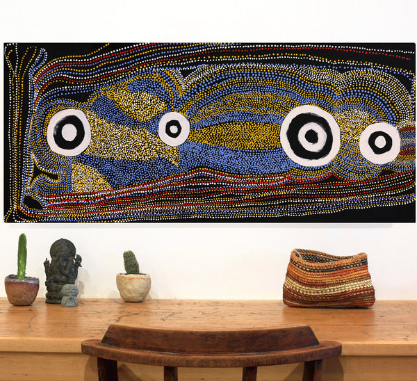 Terry Ward - Aboriginal Art | 107x46cm | 348 - ART ARK®