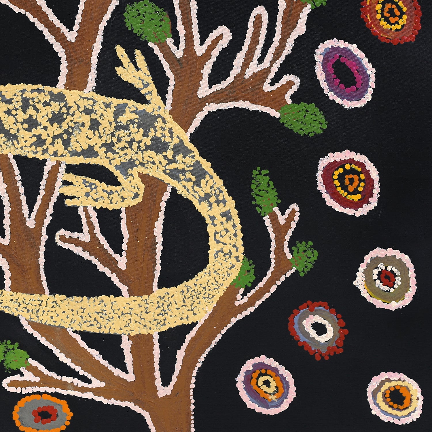 Yamangara Thomas Murray - Aboriginal Art | 91x91cm | 667- ART ARK®