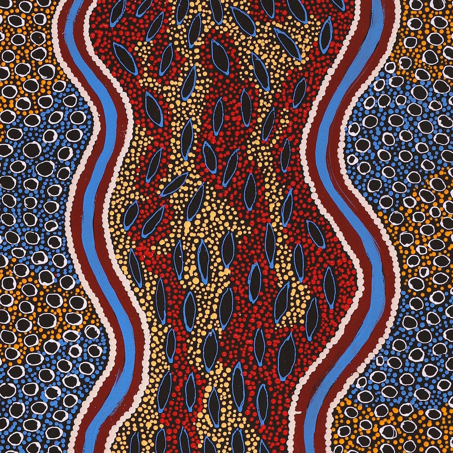Agnes Nampijinpa Fry - Aboriginal Art | 122x46cm | 128 - ART ARK®