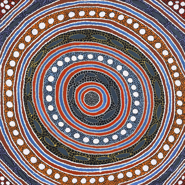 Agnes Nampijinpa Fry - Aboriginal Art | 76x76cm | 1071 - ART ARK®