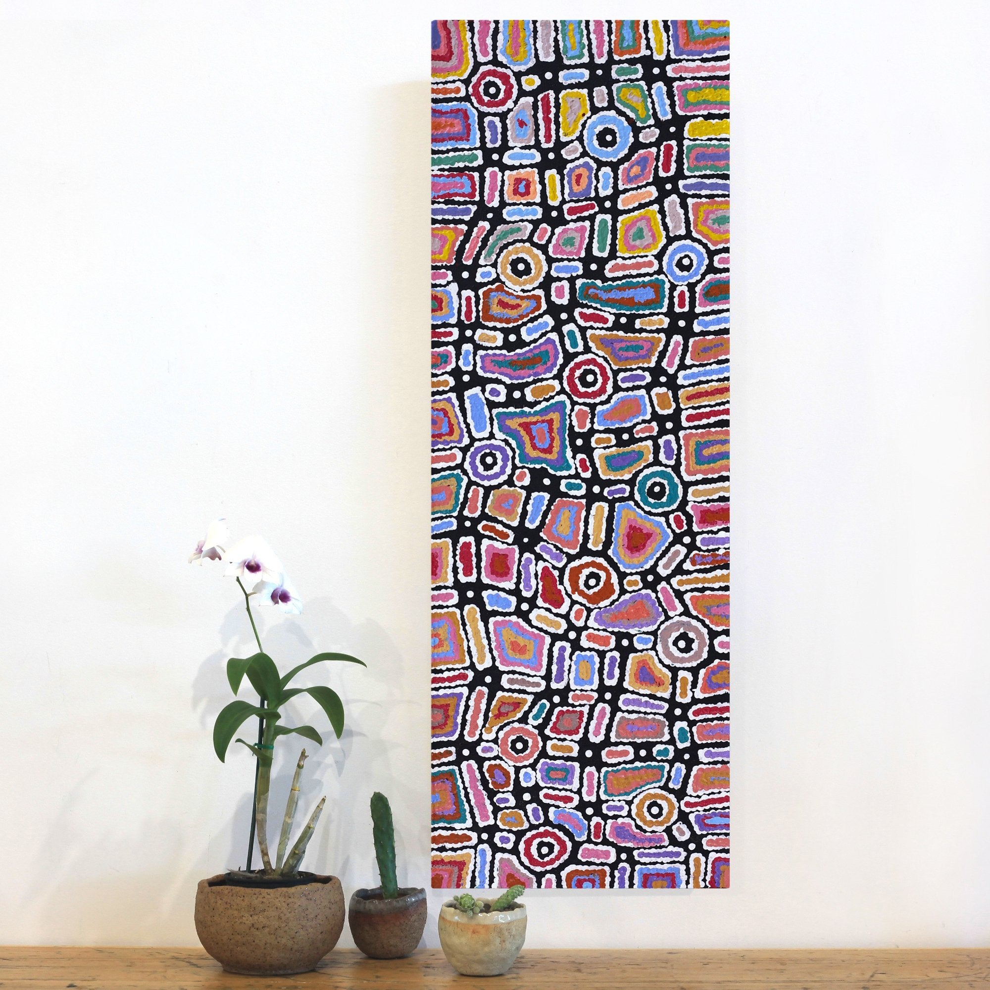 Lynette Singleton - Aboriginal Art | 91x30cm | 2275 - ART ARK®