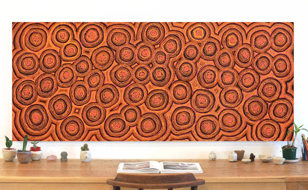 Sarah Napaljarri Simms - Aboriginal Art | 183x76cm | 2202 - ART ARK®