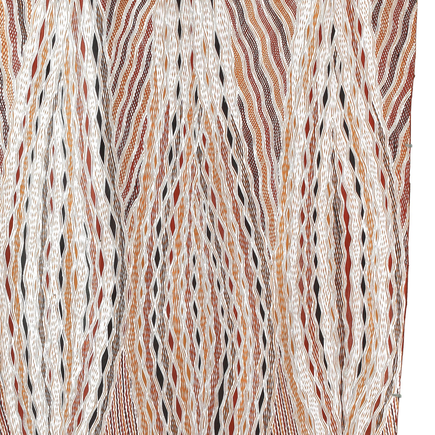 Djambawa Marawili AM - Aboriginal Bark Painting | 128x75cm - ART ARK®