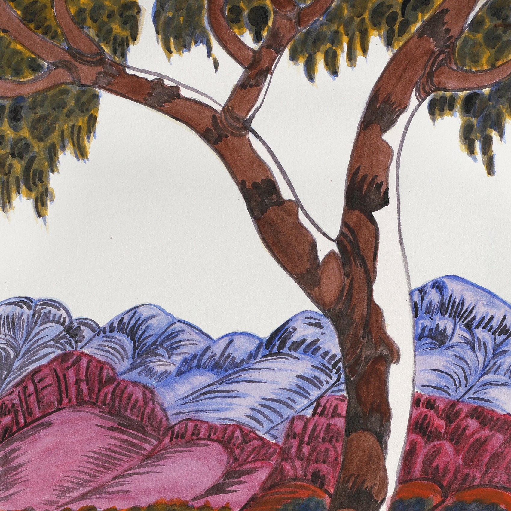 Marie Abbott - Aboriginal Art | 54x24cm | 10965 - ART ARK®