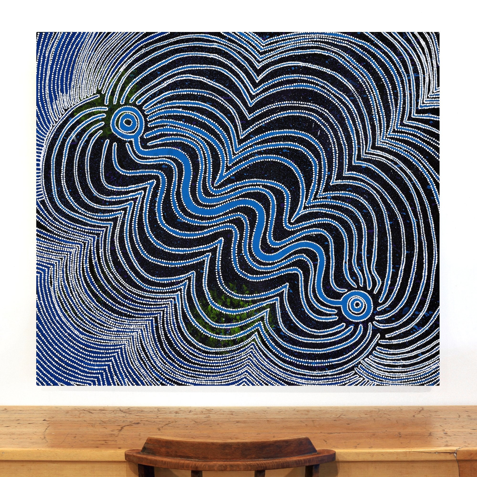 Selina Nakamarra Hunter - Aboriginal Art | 122x107cm | 1191- ART ARK®