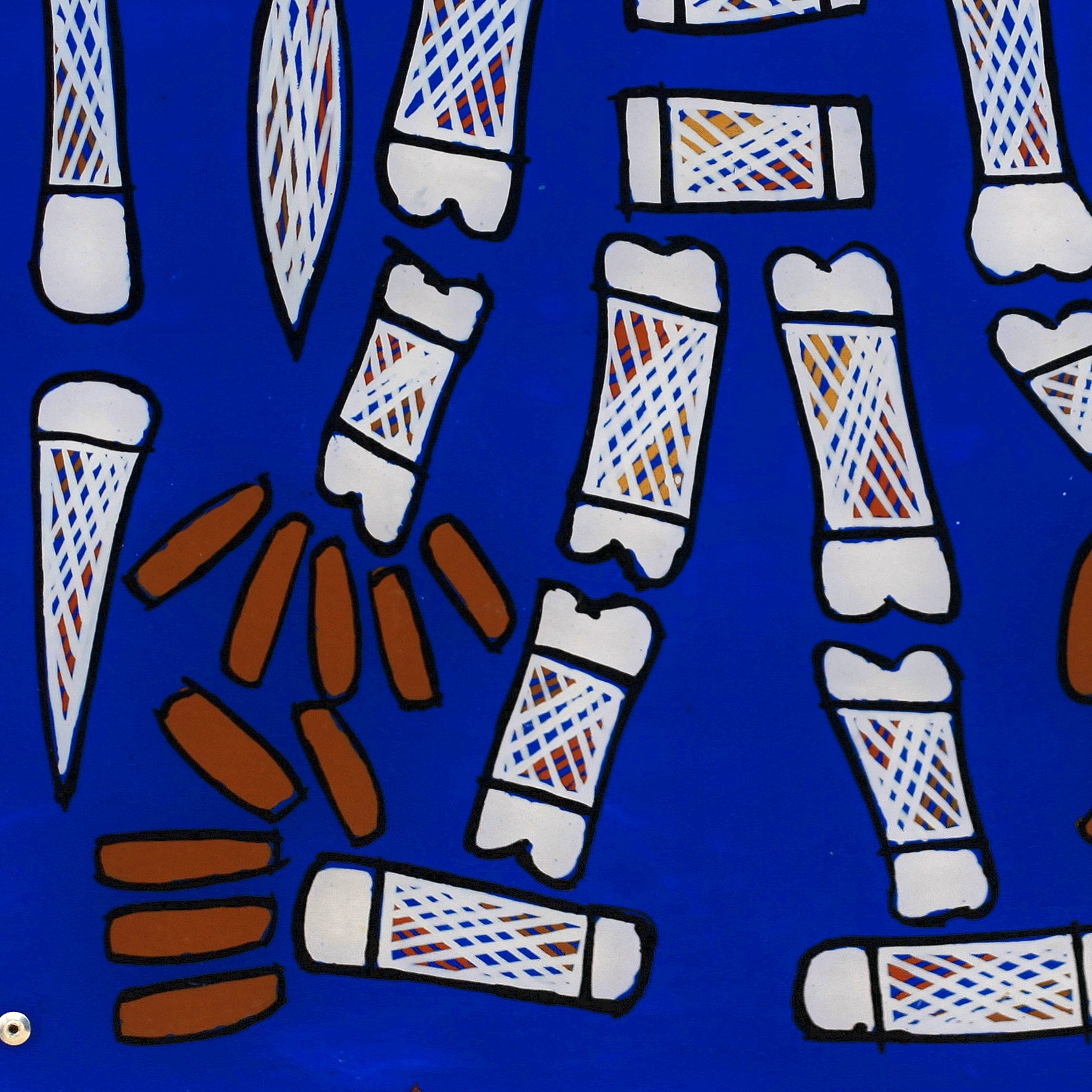 Wally Wilfred - Aboriginal Art | Perspex Board | 42x30cm - ART ARK®